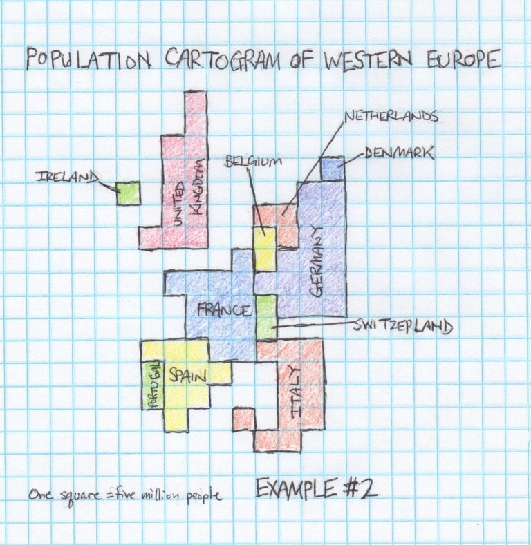 Why Make Cartograms with 2nd Graders - Population Education
