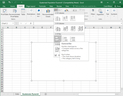 How to Build a Population Pyramid in Excel - Population Education