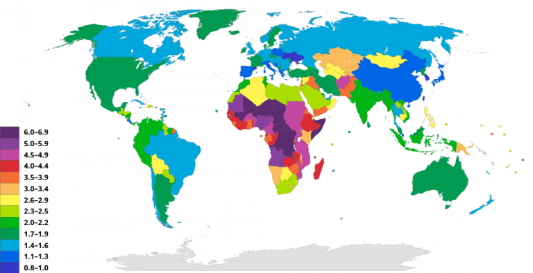 What Total Fertility Rate by Country Can Tell You About World ...